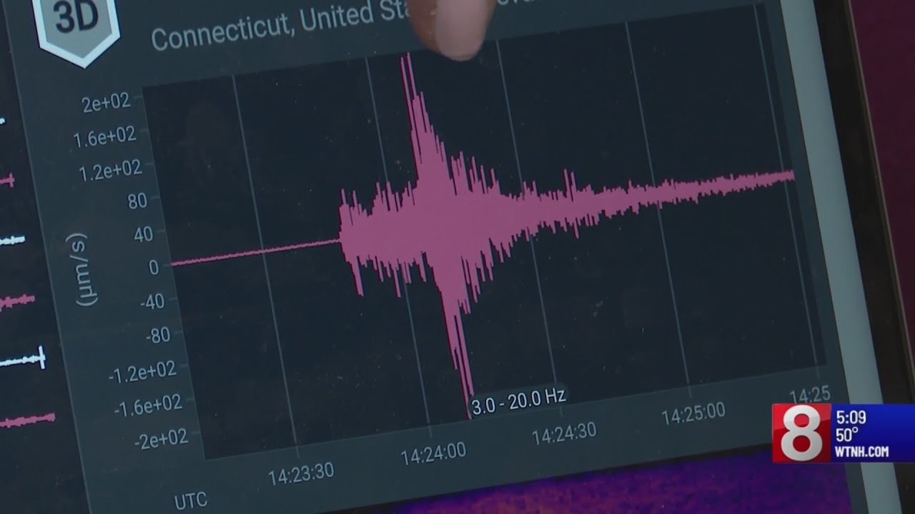 4.8 magnitude earthquake felt in Connecticut - YouTube