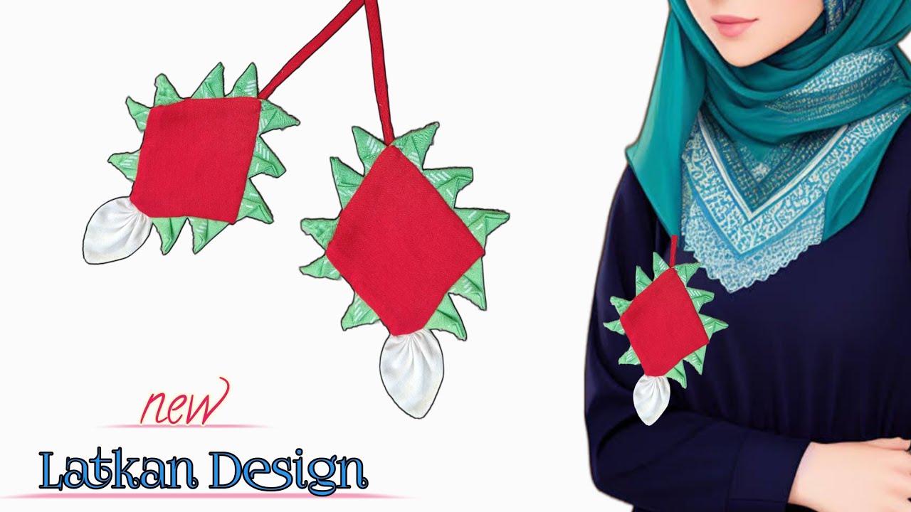 New Superhit Latkan Design / How To Make Fabric Latkan / Latkan Design ...