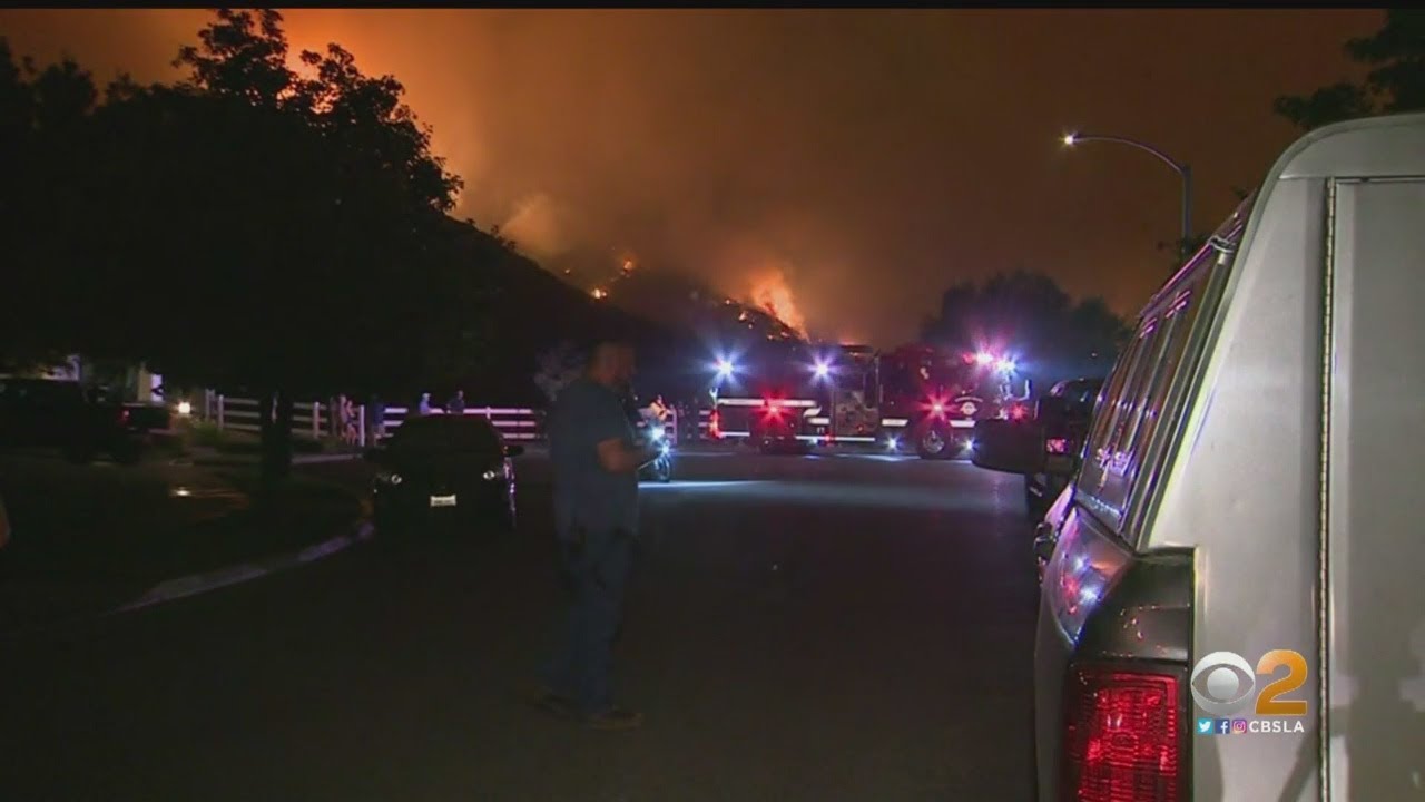 Tenaja Fire Grows To 994 Acres, Mandatory Evacuations Ordered - YouTube