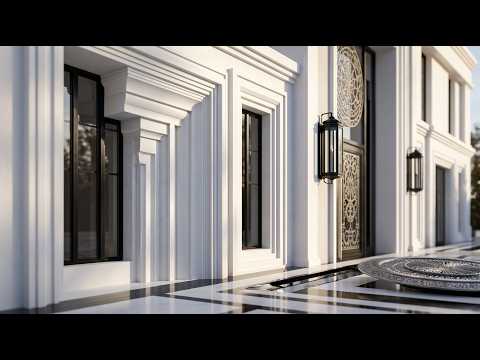 Inside a Stunning Modern Neoclassical Mansion | Timeless White Luxury