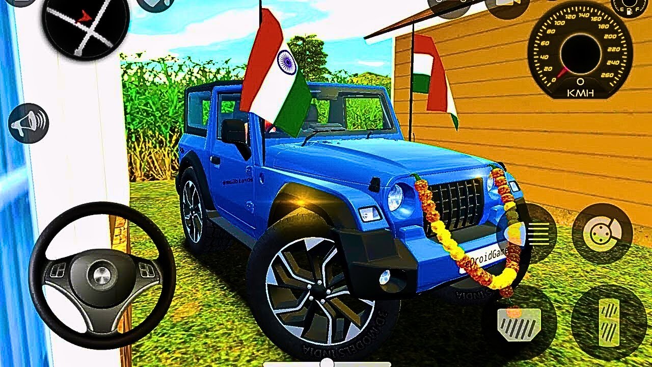 Dollar (song) Modified Mahindra Blue Thar 😱 | India Cars Simulator 3D ...