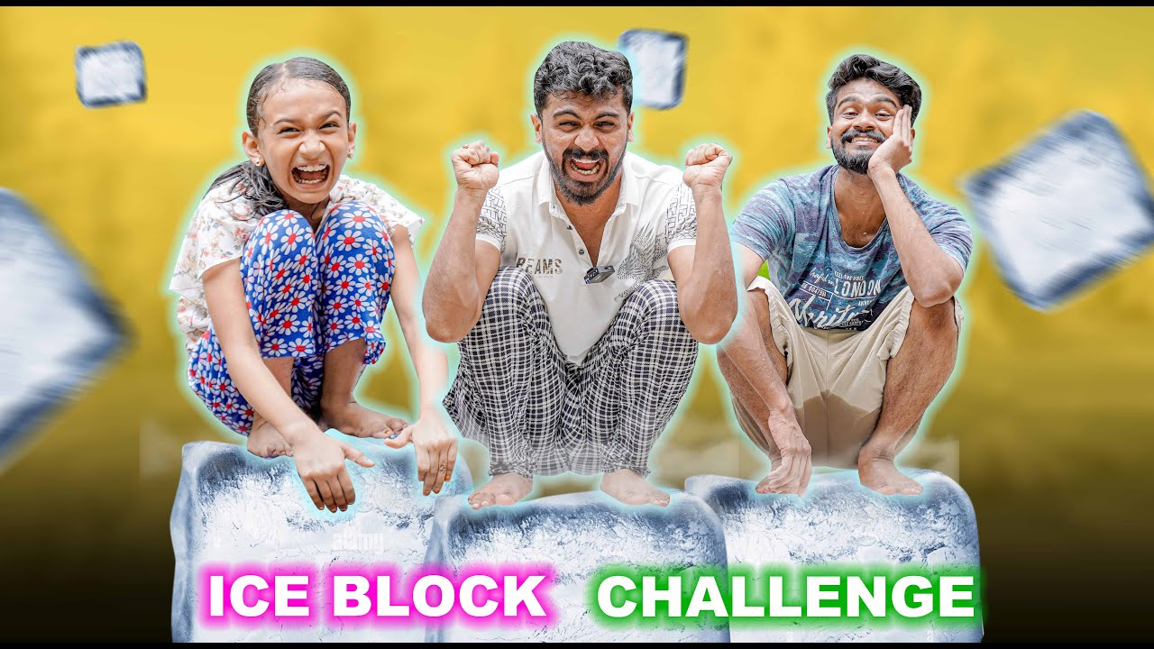 Extreme Ice Block Challenge 😭🥶🥶 - YouTube