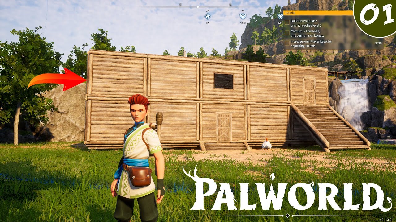 Building my first house in Palworld | Palworld Gameplay - YouTube