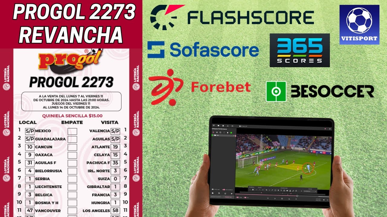 #PROGOL REVANCHA 2273 PRONÓSTICOS CON FOREBET , SOFASCORE , BESOCCER ...