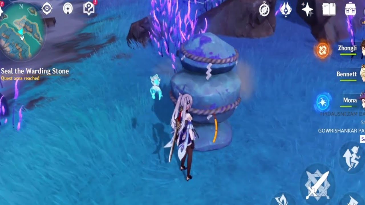 Touch the paper charm hangars | Genshin Impact - YouTube