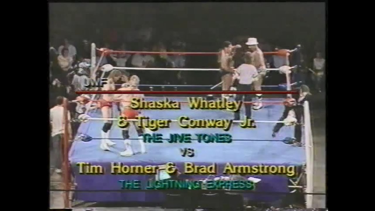 Brad Armstrong & Tim Horner vs The Jive Tones UWF Sept 19th, 1987 - YouTube