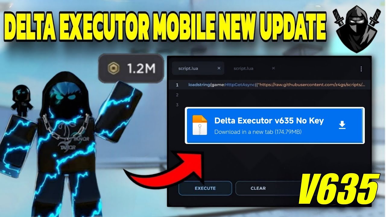 Delta Executor Mobile New Update Delta v635 - Delta Download & Fluxus ...