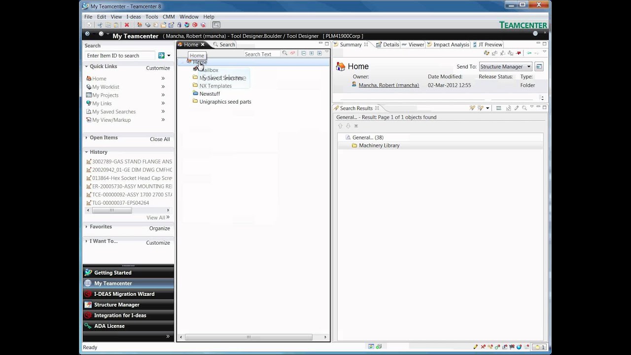 Activating the Reuse Library in Teamcenter NX - YouTube