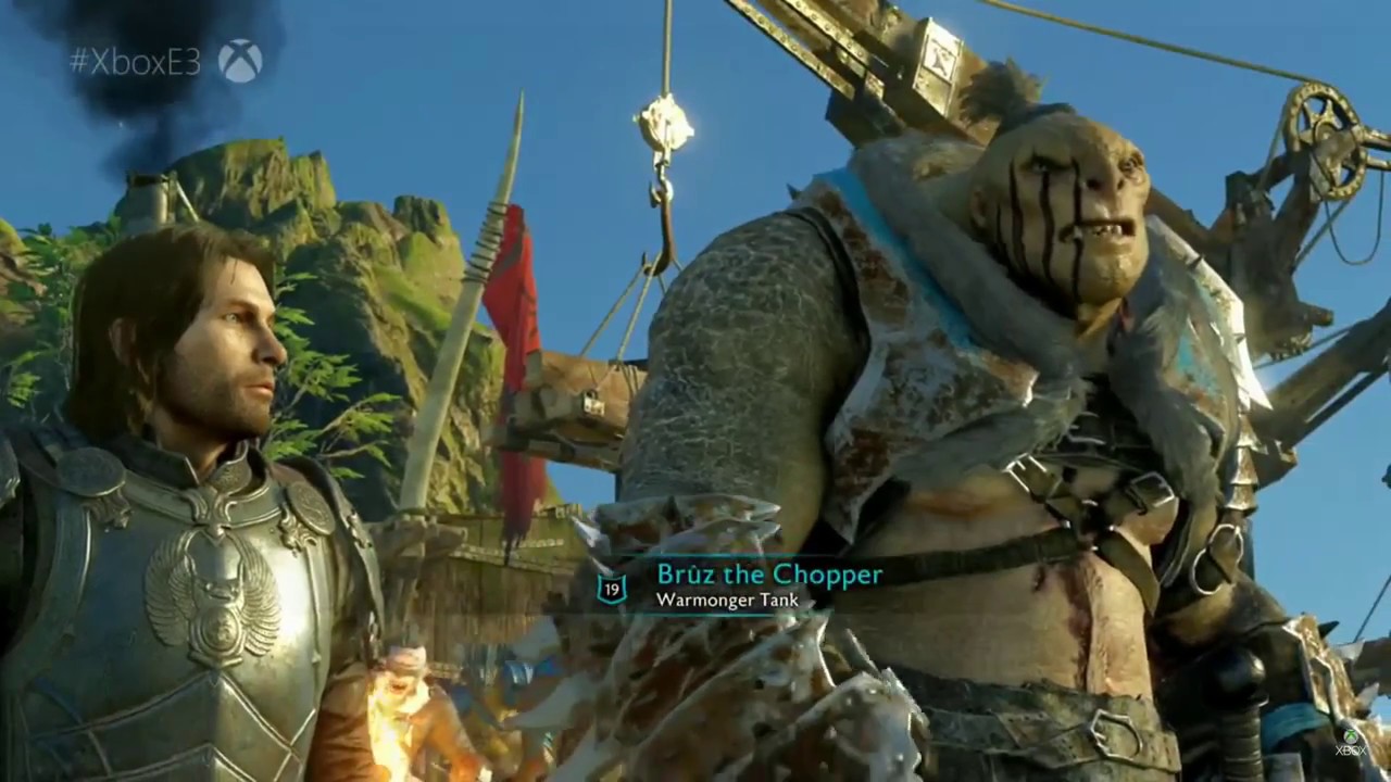 Shadow of War E3 2017 gameplay - Bruz the Chopper - YouTube