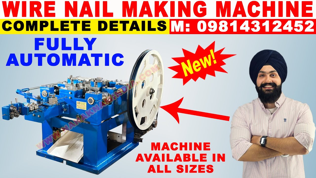 Fully Automatic Wire Nail Making Machine, Wire Nail Making Machine ...