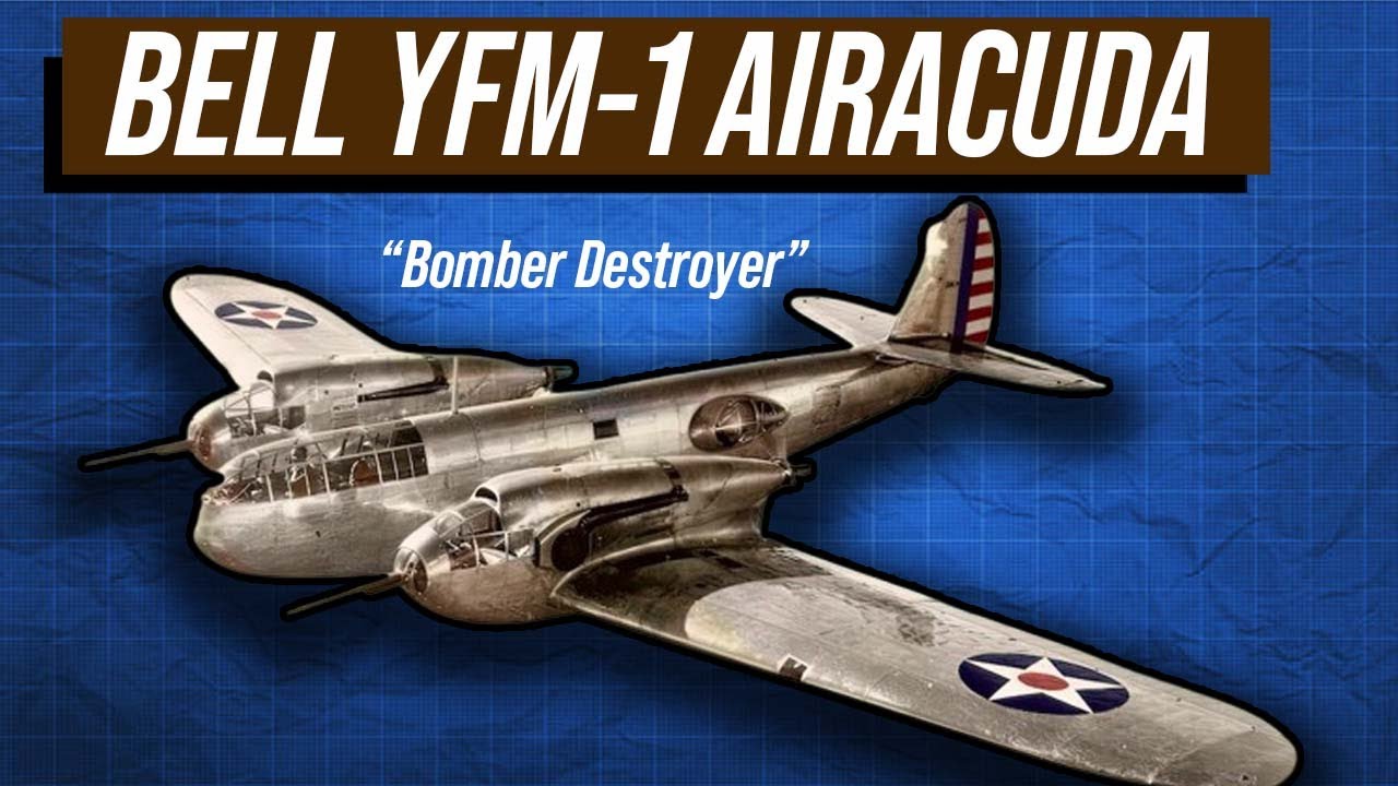 "The Flying Gun Battery"| "Bomber Destroyer" | Bell XFM1 Airacuda - YouTube