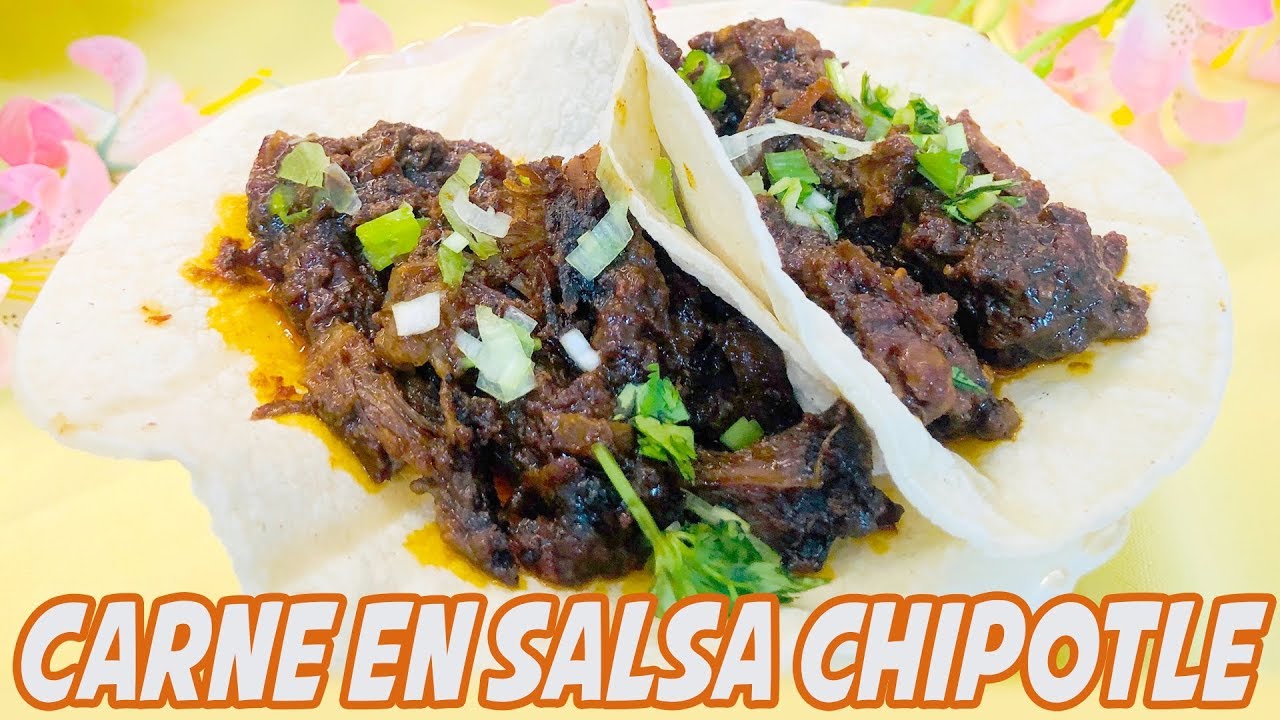 Carne en Salsa Chipotle - YouTube