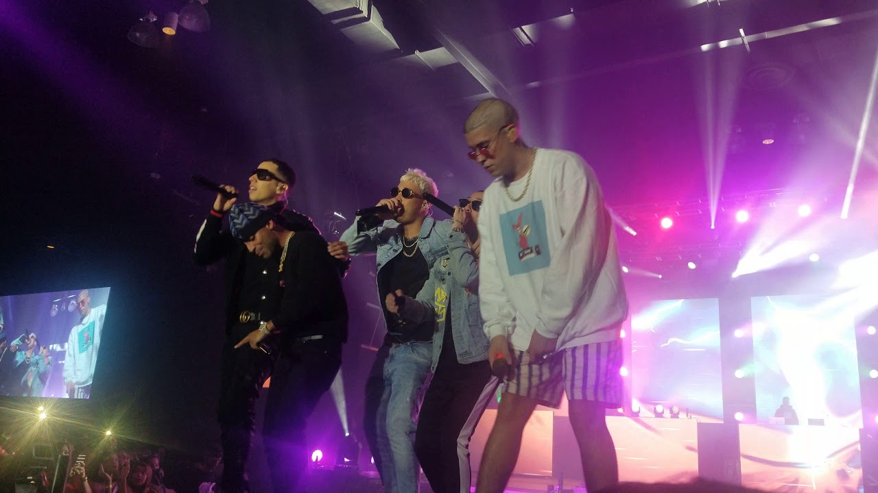 Bad Bunny Arcangel Noriel Bryant Myers Baby Rasta "Me Mata" - YouTube