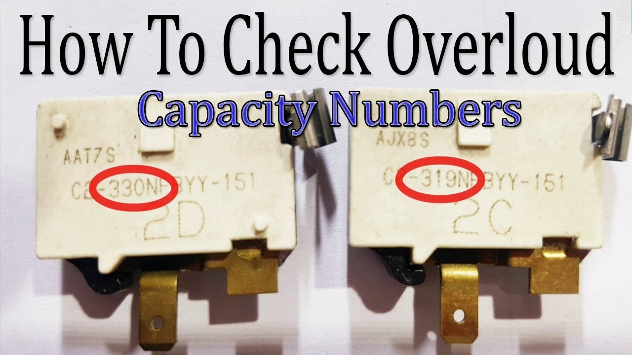 How_To_Check_Compressor_Overload_Numbers_With_Capacity_Details 2019 ...