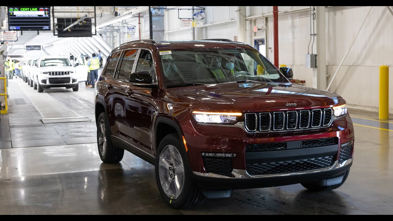 Latest New Jeep® Grand Cherokee L 3-Row Seat Production At Detroit ...