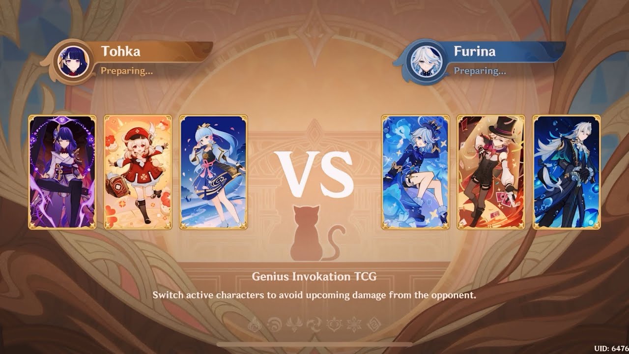 Genshin Impact Genius Invokation TCG Furina serious showdown - YouTube