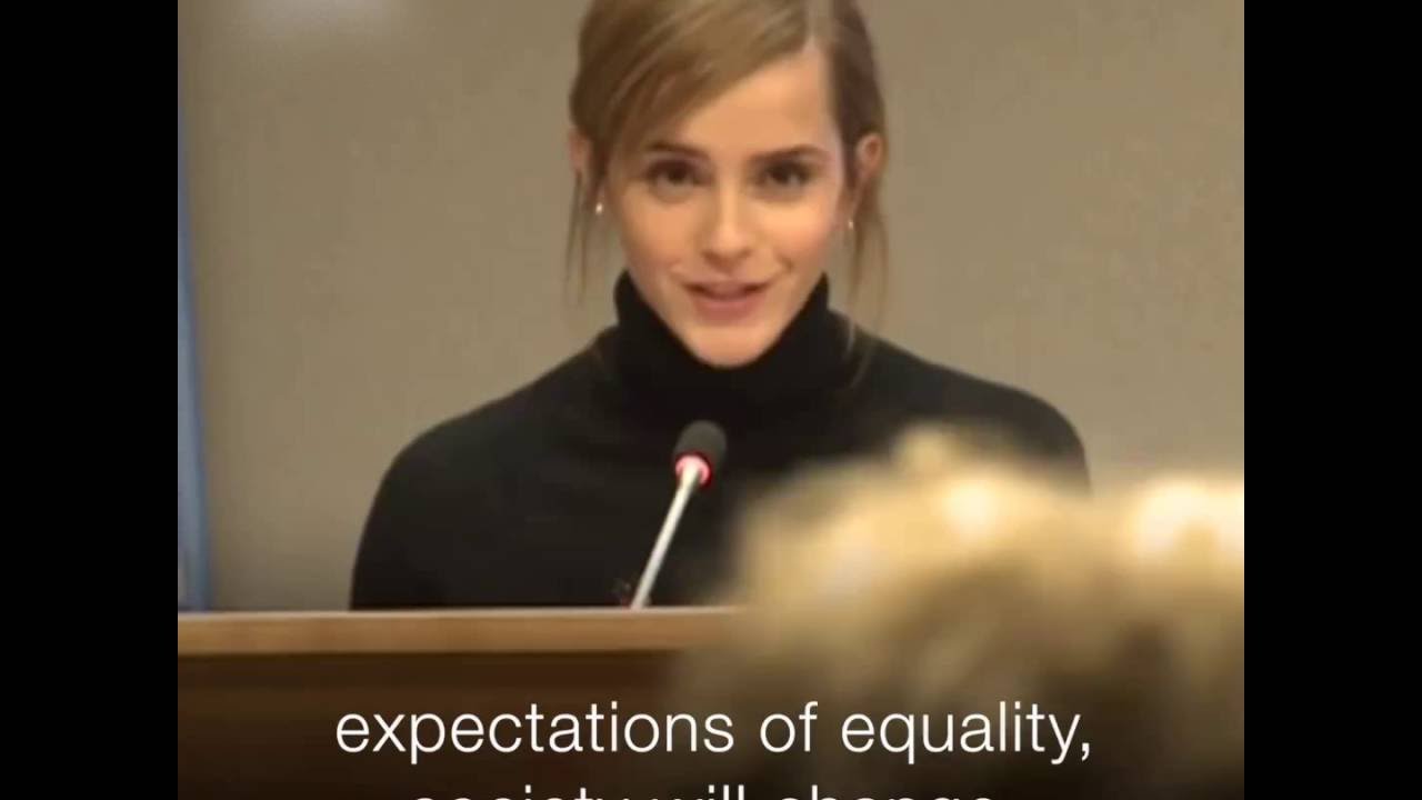Actor Emma Watson in call for equality - YouTube