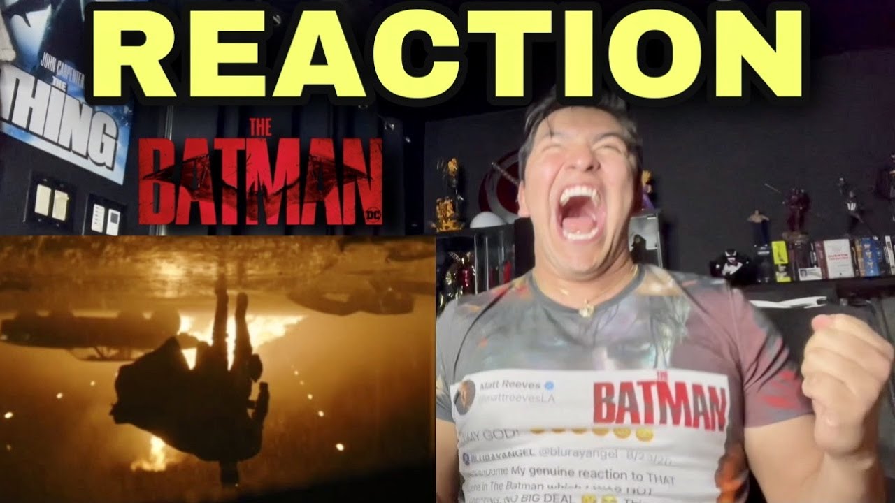 Greatest Reaction to The Batman Official Trailer DC Fandome - YouTube