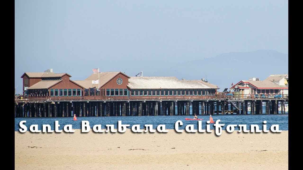 Stearns Wharf Santa Barbara Pier - YouTube