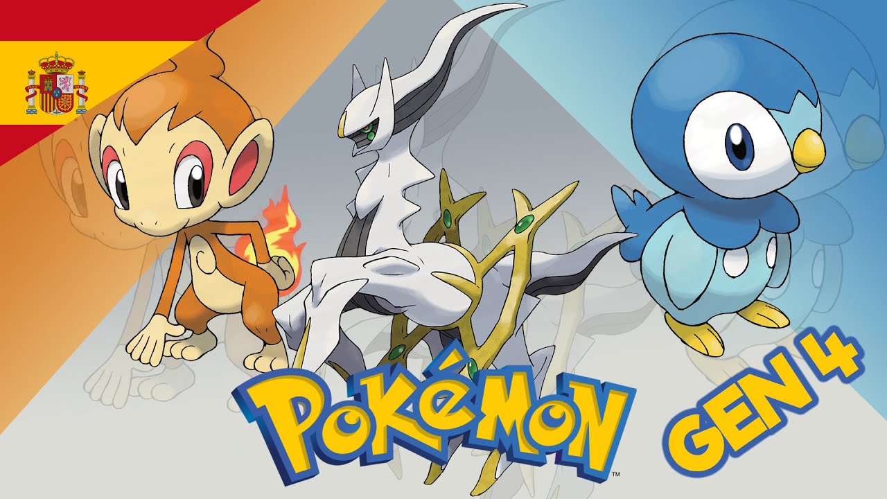 Todos los Pokémon de la Generación 4 (387-493) - YouTube