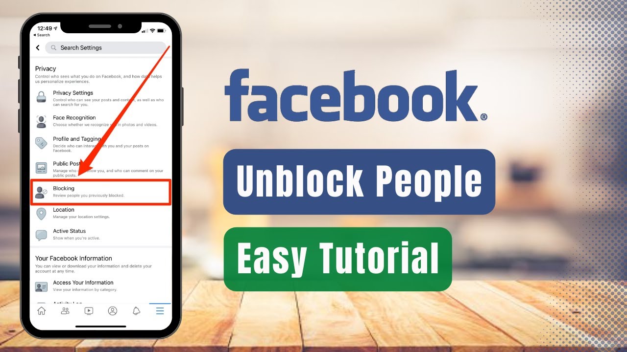 How to Unblock People on Facebook ! - YouTube