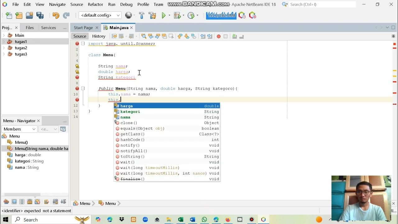 Tugas 1 Pemrograman Berbasis Desktop - YouTube