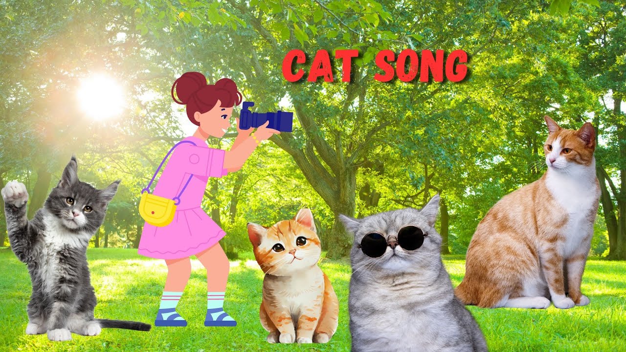 The Cat Song 😻 I'm A Ginger Cat Boo! Meow - Video Songs Phonics songs ...