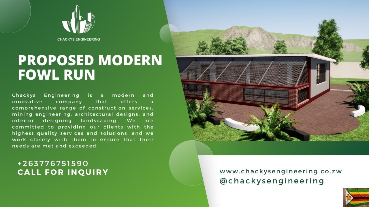 Proposed Modern Fowl Run: A Luxurious Home for Your Hens - YouTube