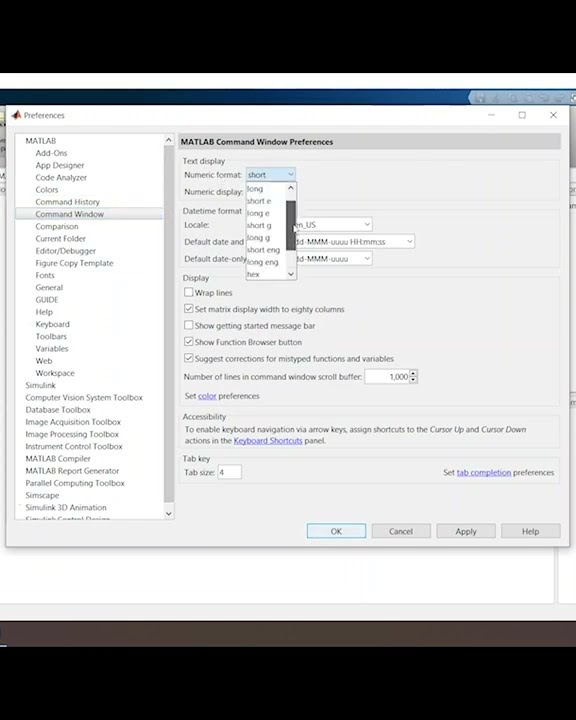 Changing Default Number Formats in MATLAB | MATLAB Tutorial for Beginners #shorts - YouTube
