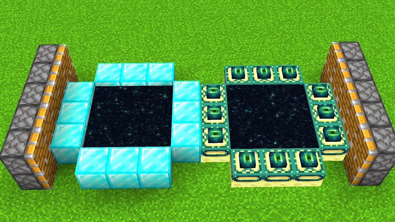 diamond portal + end portal = ??? - YouTube