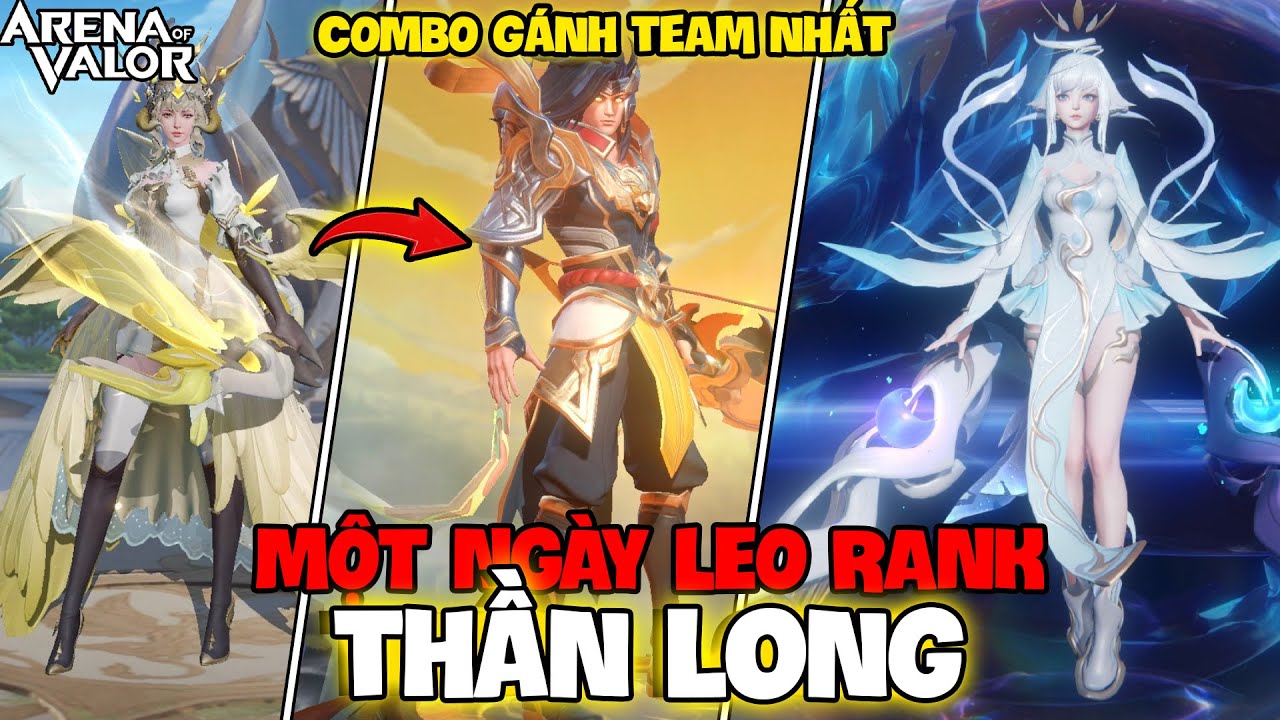 VUX MỘT NGÀY LEO RANK VỚI BIỆT ĐỘI THẦN LONG COMBO GÁNH TEAM NHẤT LIÊN ...