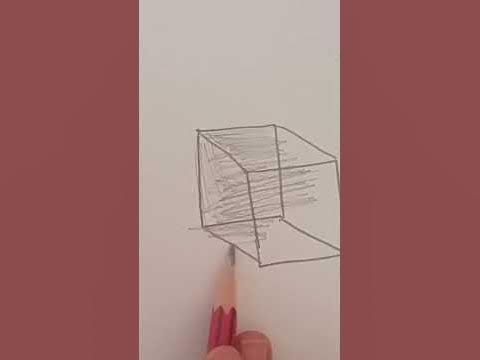 How to draw 3D Cube easily? Here it is. - YouTube