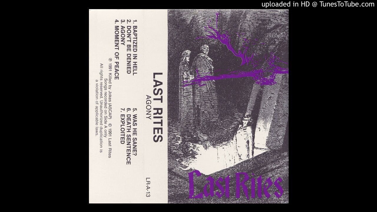 LAST RITES - Baptized In Hell - YouTube