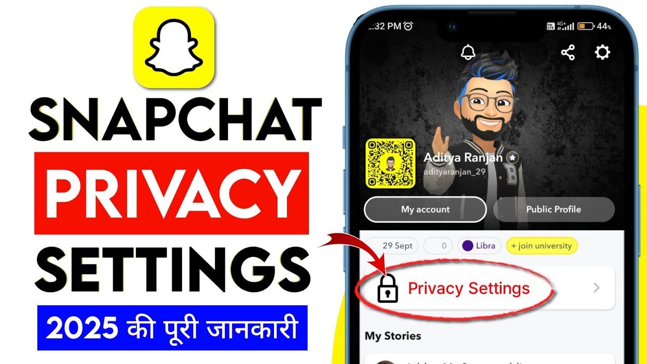 SnapChat par Privacy kaise lagaye 2025 | SnapChat Privacy Settings ...