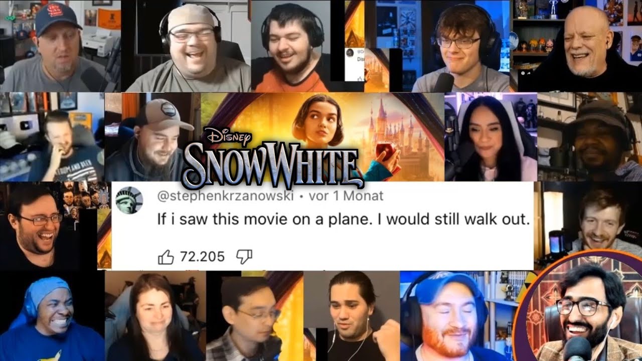 FUNNIEST Snow White Trailer Comments (as a Song) Reaction Mashup | Wow ...