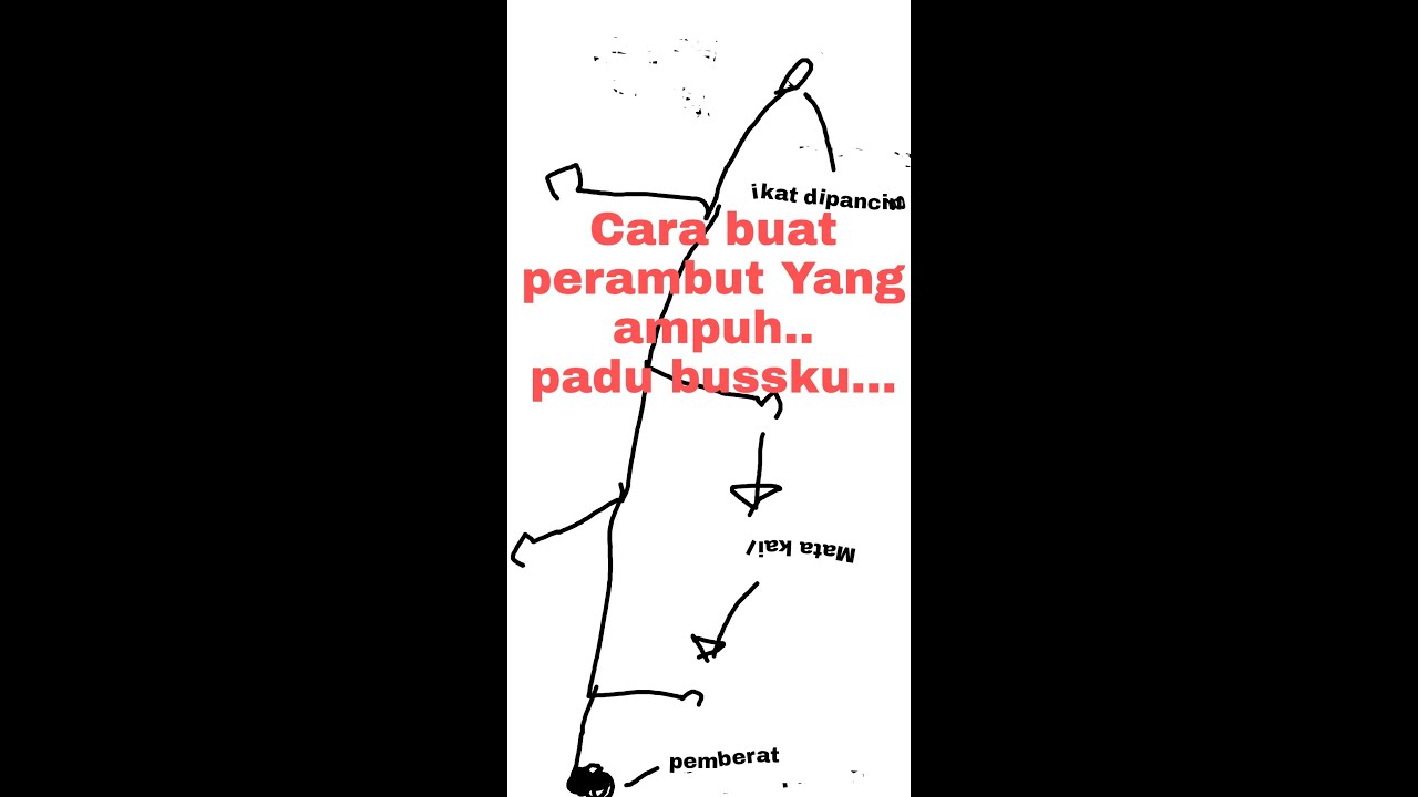 Cara ikat perambut pancing 4 Mata Yang terGG - YouTube