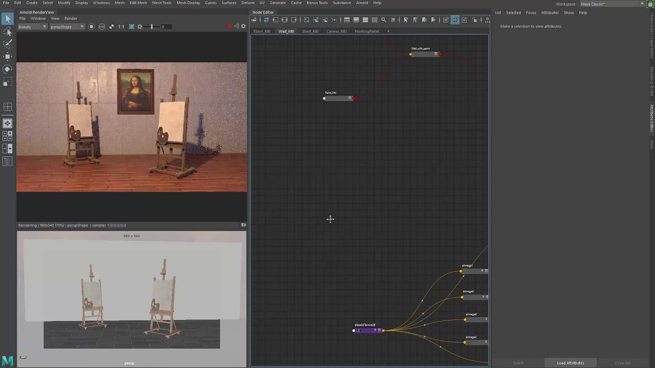 arnold Shading techniques 04 displacement and more layers - YouTube