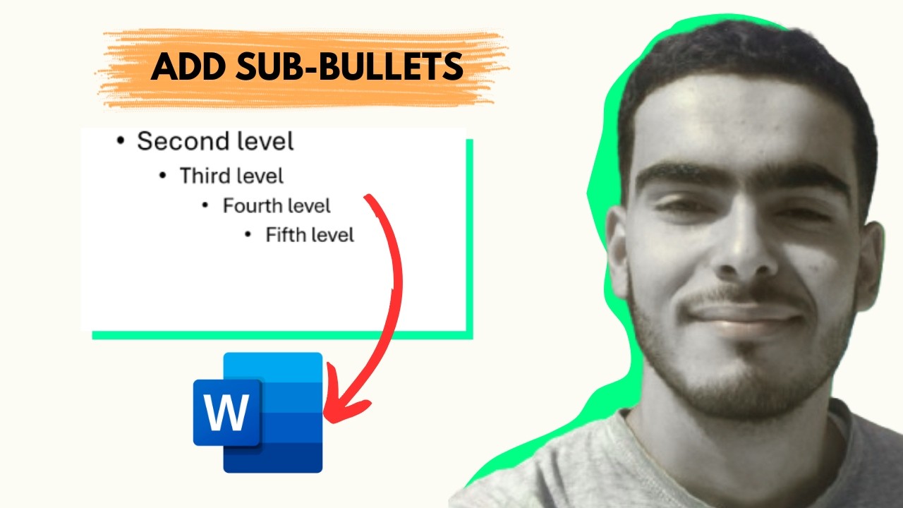 How to Create Sub-Bullets in Word – 2026 Tutorial mp4 - YouTube