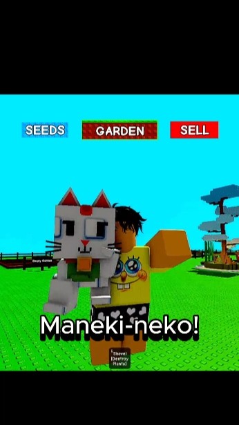 Novo Pet Maneki-neko no Grow a Garden 😺. #growagarden #shorts - YouTube