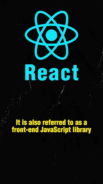 What Is React React Js Reactjs Reactjstutorial Webdevelopment Htmlcss Javascript Youtube