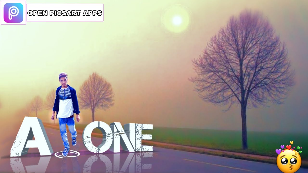PicsArt Alone Boy Effect | PicsArt Editing Tutorial | PicsArt Photo ...