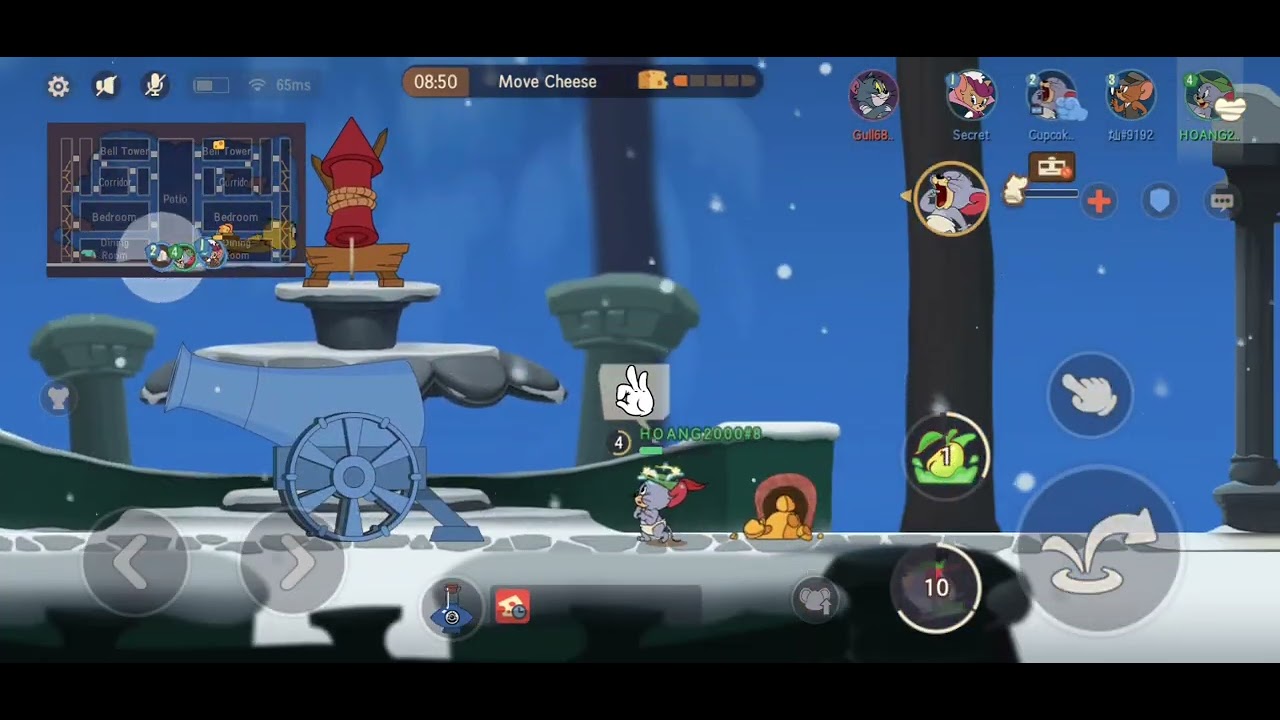 Tom and jerry chase | gameplay robin hood tuffy in rank - YouTube