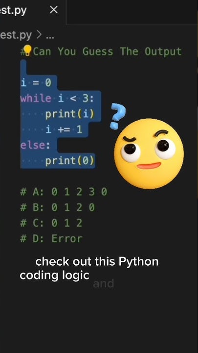 Can You Guess?? | Python Quiz #python #programming #coding - YouTube