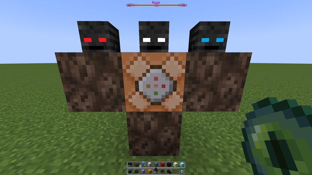 what if you create a Wither Storm Ice and Fire in MINECRAFT - YouTube