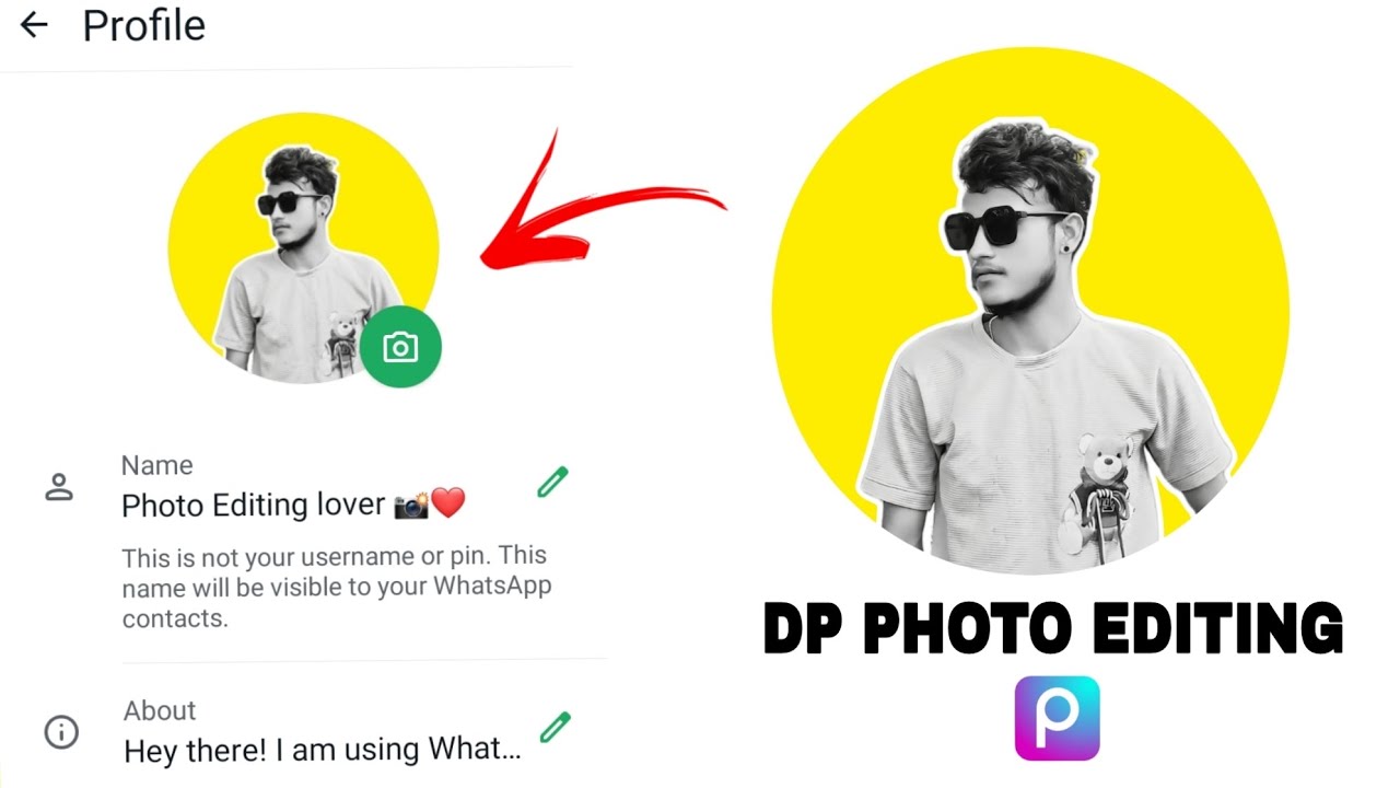 NEW DP PHOTO EDITING PICSART//stylishWhatsApp and Facebook DP editing ...