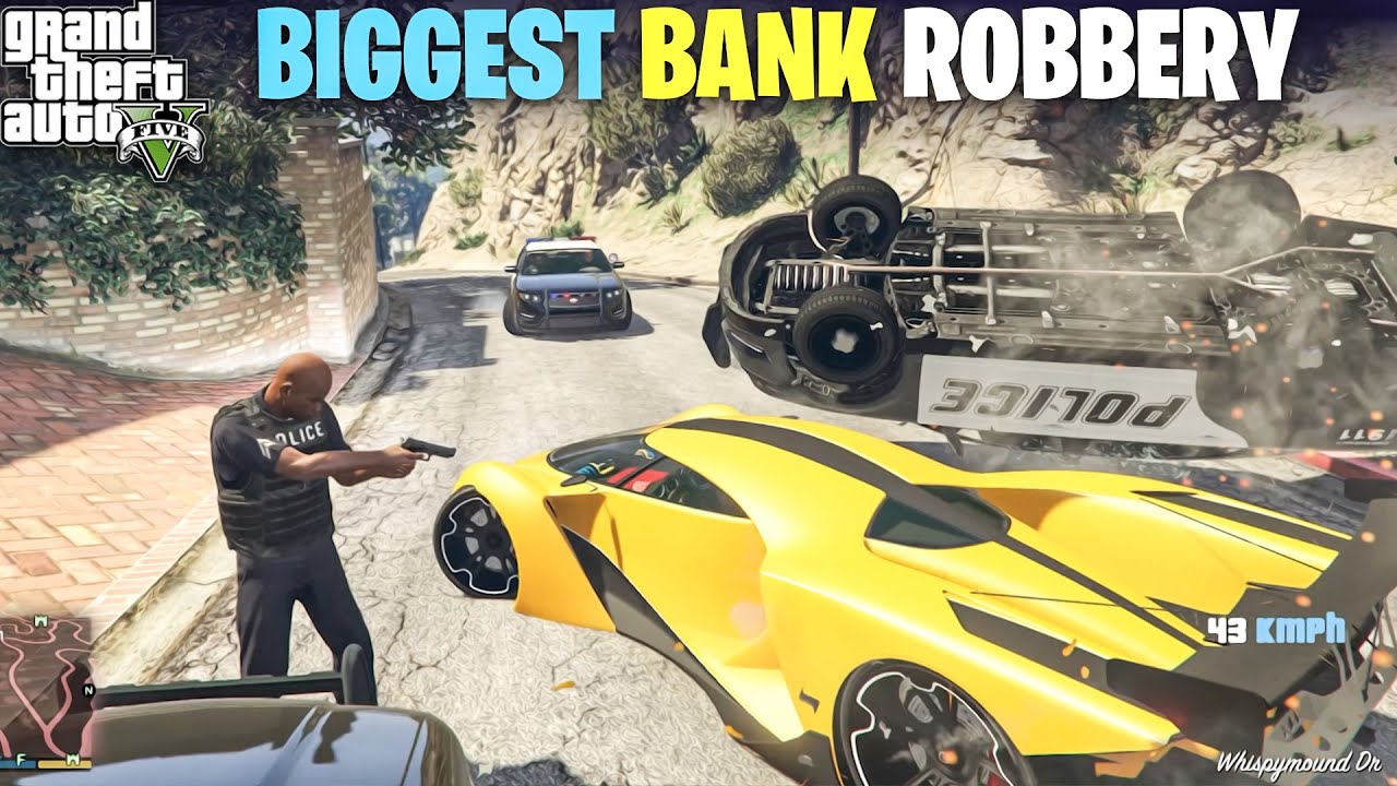Biggest Bank Robbery | Pacific Standard Bank | GTA V - YouTube
