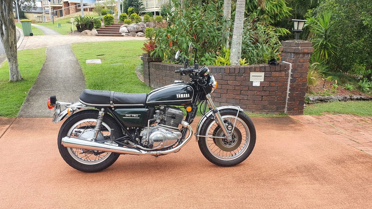 Yamaha TX 750 , First ride 2022. - YouTube