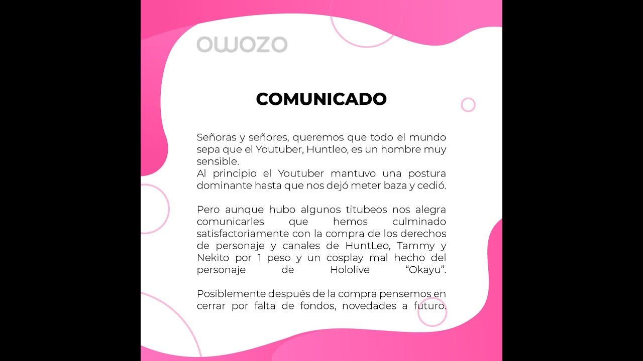 owozu compro a leo/ el server esta en decadencia - YouTube