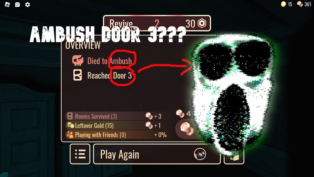 Ambush on door 3??!?!? (Roblox doors) - YouTube