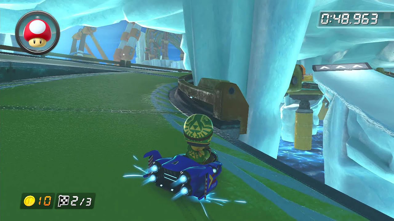 Ice Ice Outpost - 1:45.789 - Chonko3 (Mario Kart 8 World Record) - YouTube
